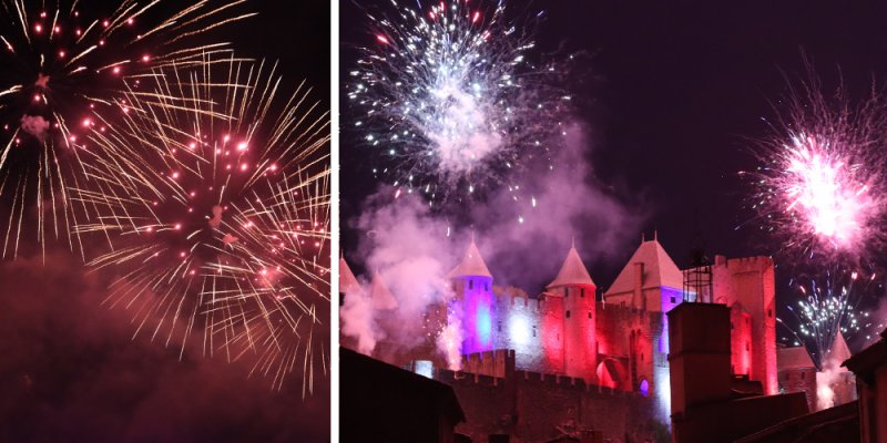 Dancing and fireworks on the very French holiday of the 14th of July ...
